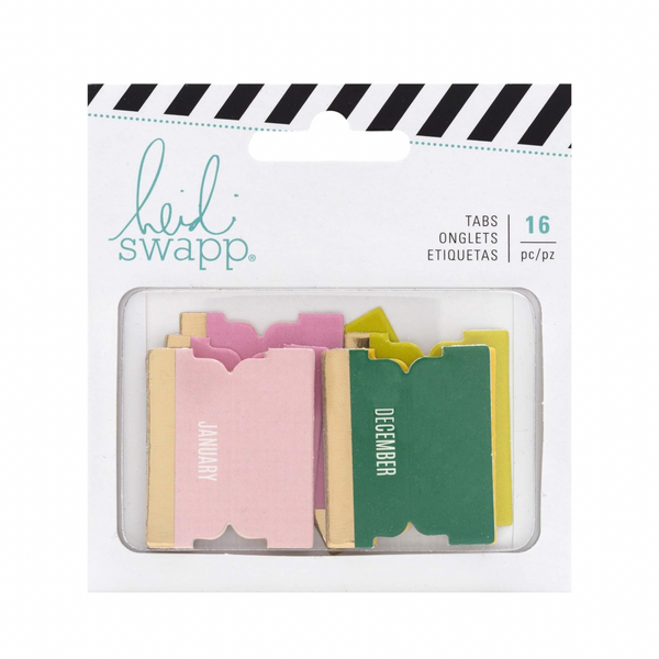 Rainbow Monthly Planner Tabs - 16 Pcs – DG Journals