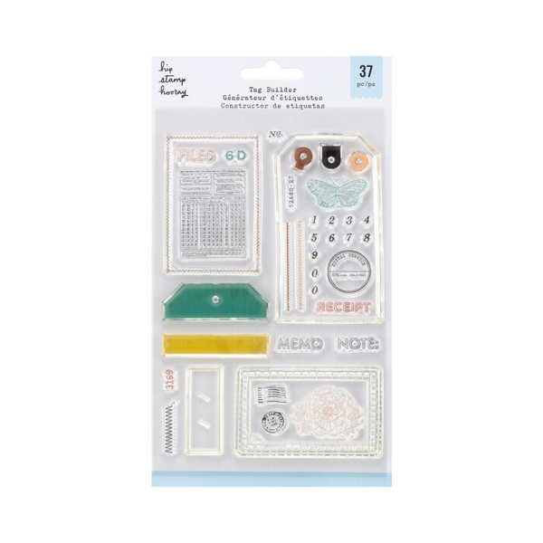 Tag Builder Clear Stamp Set – DG Journals